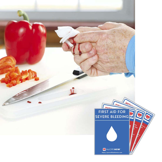 First Aid for Severe Bleeding Quick Reference Kit | MyCPR NOW